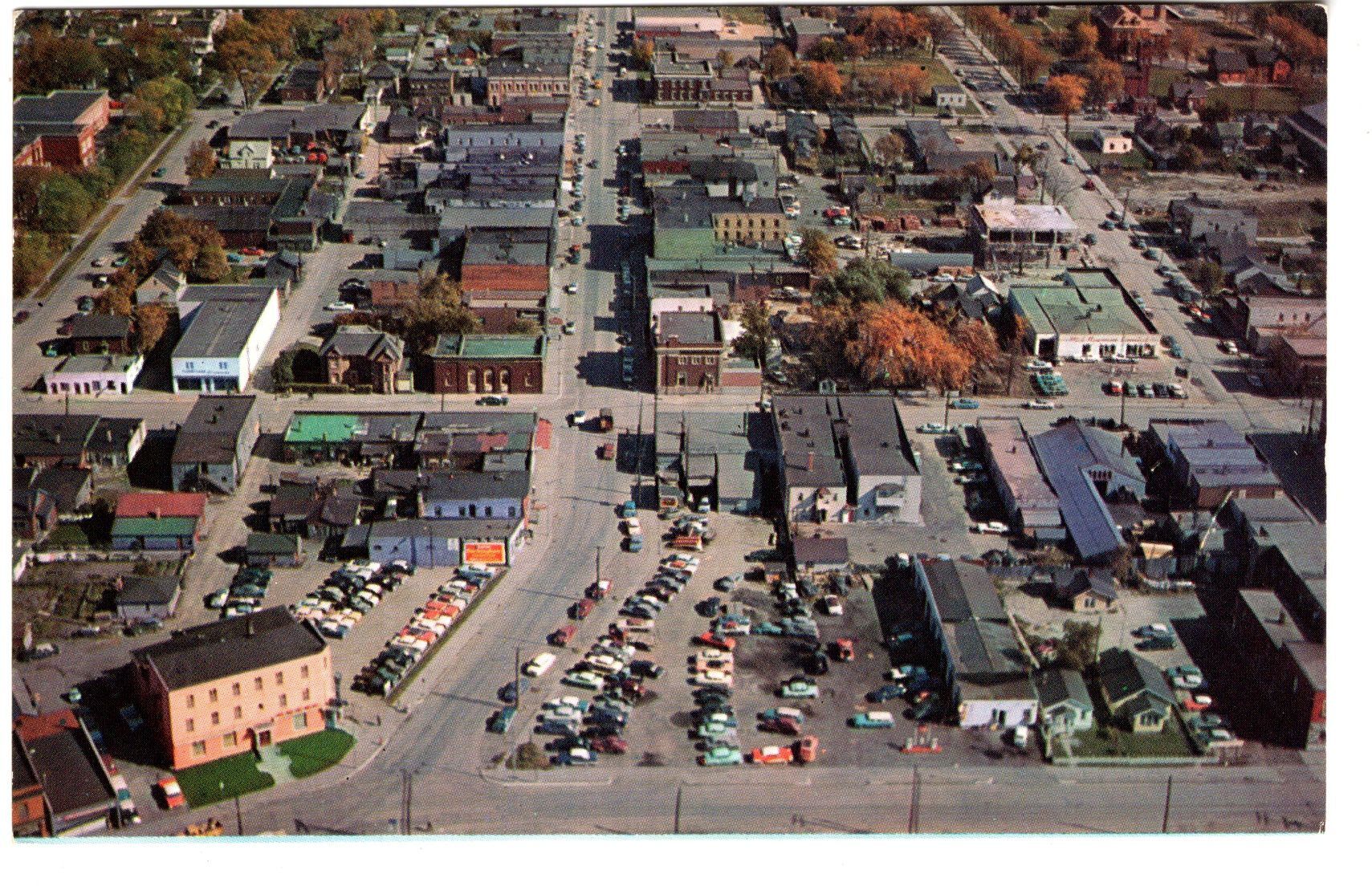 Aerial View of Downtown Fort Frances, Ontario | Canada - Ontario ...