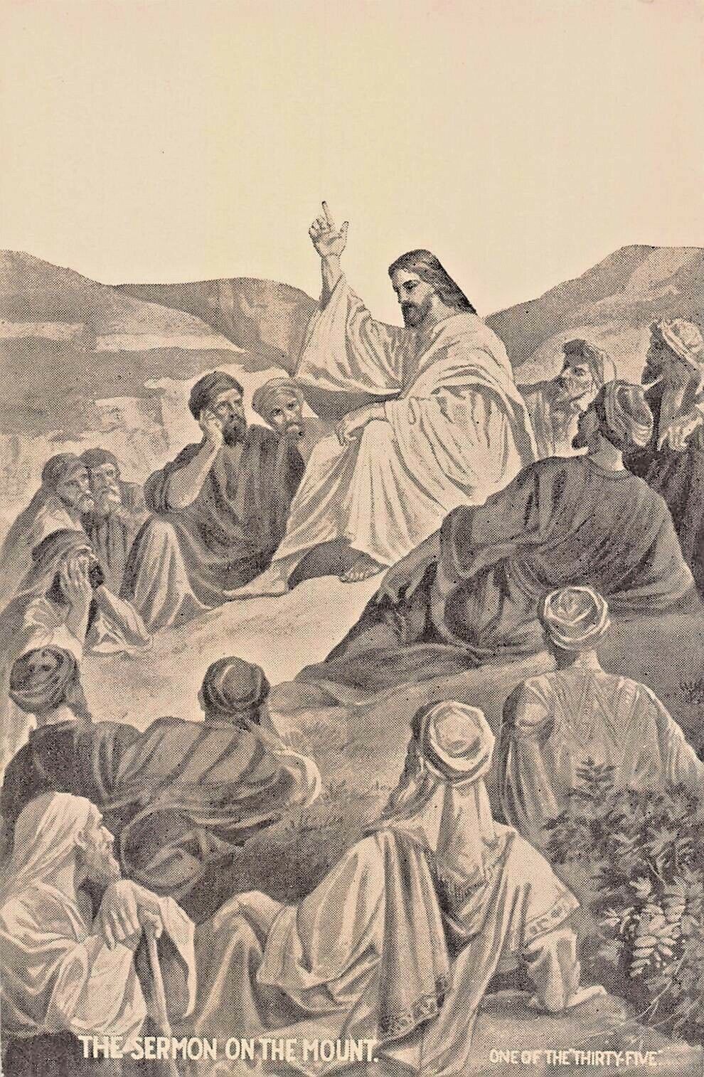 Christian Religion~Lot of 4 Postcards-Triumphal Entry-Elijah-Joseph ...