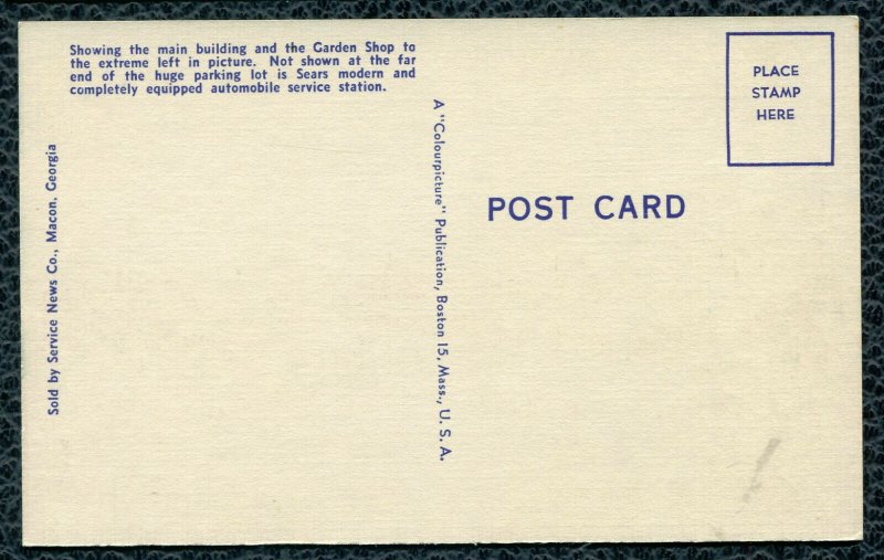 Macon Georgia Sears Roebuck and Co Store chrome postcard | United ...
