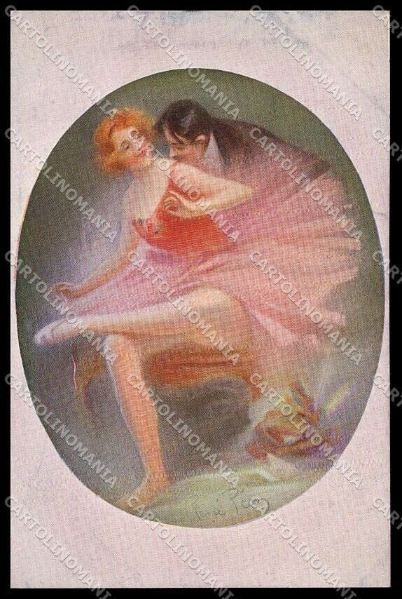 Illustratori Artist Signed RenÃ¨ Pean Ballerina Salon de Paris 2008 pc ...