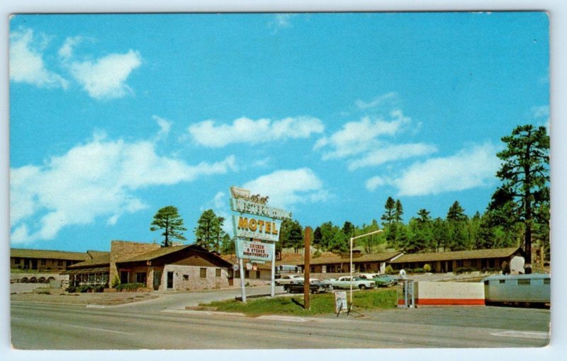 FLAGSTAFF Arizona AZ~ Route 66 WESTERN HILLS MOTOR LODGE Roadside 1960s ...