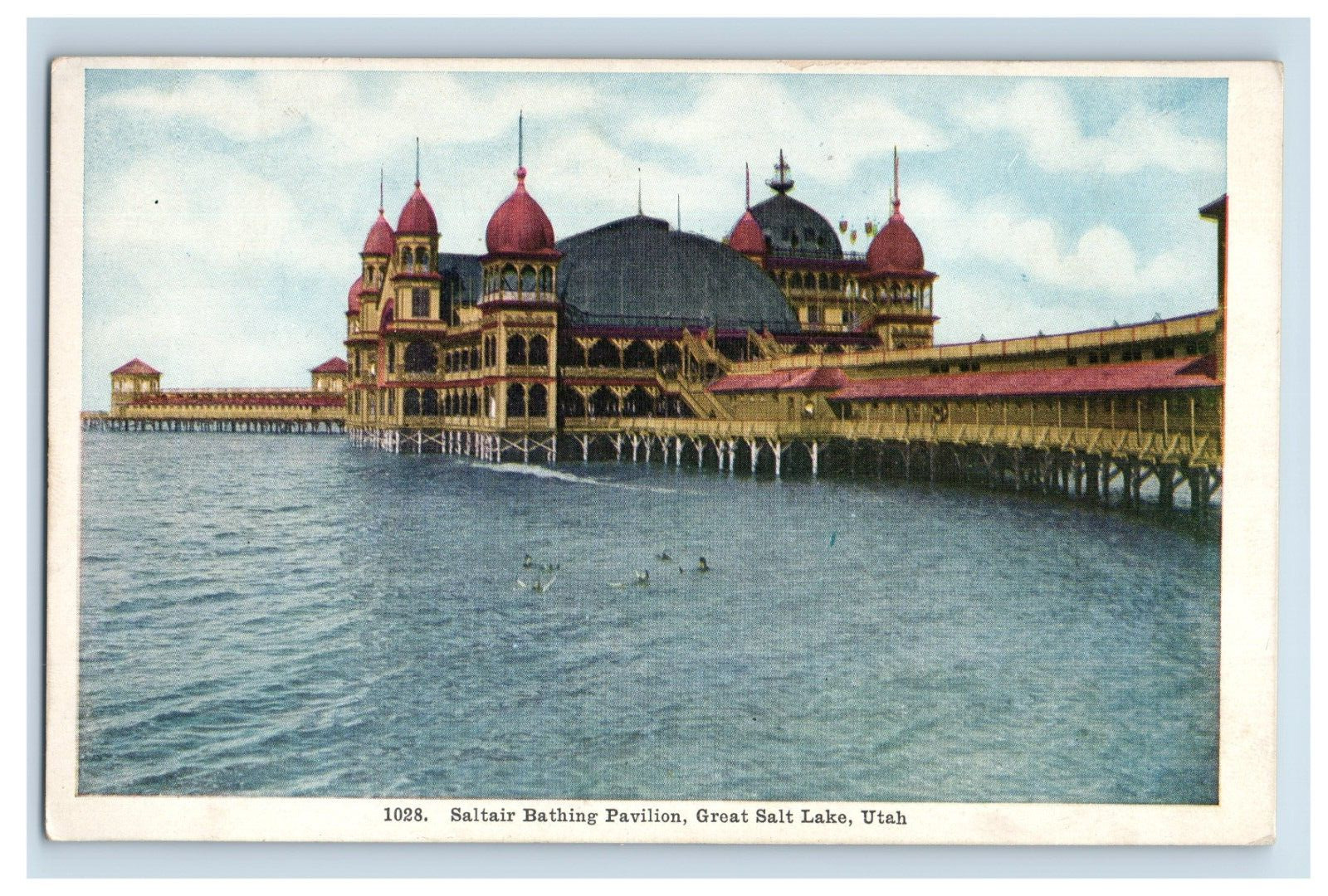 C. 1900-07 Saltair Bathing Pavilion Great Salt Lake City Utah Postcard ...