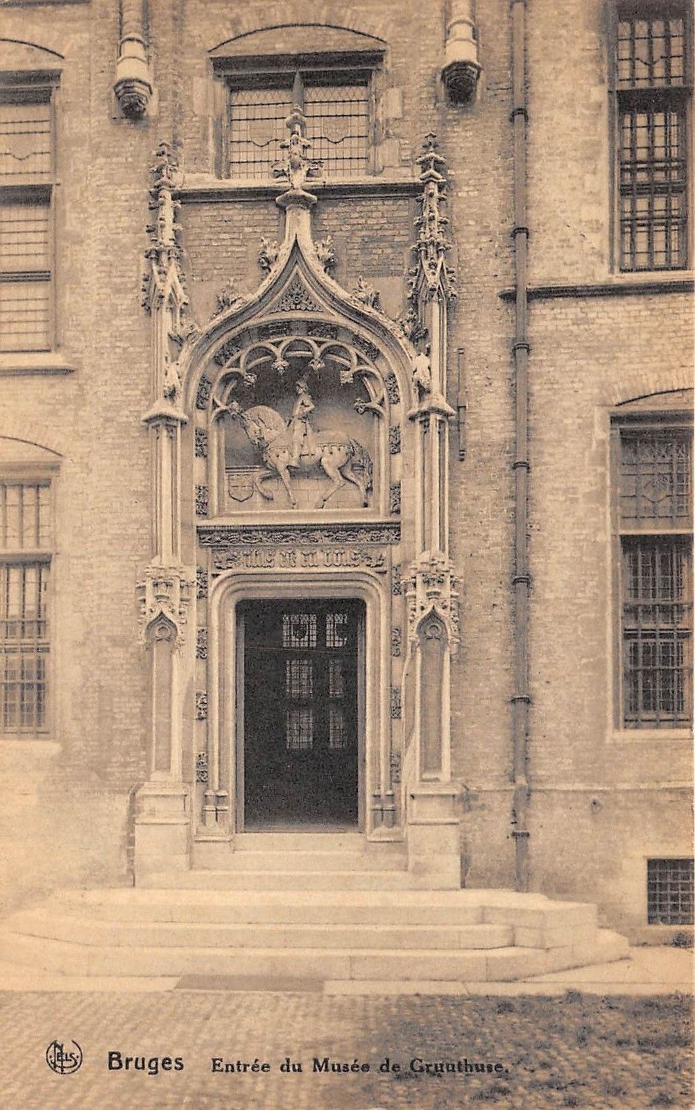 BF34249 bruge entree du musee de genuthusse belgium front/back scan ...