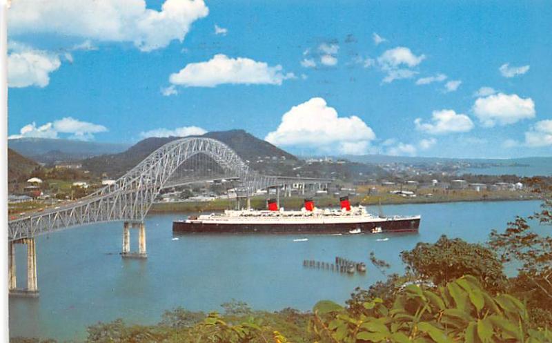 Sobre El Canal De Panama, RMS Queen Mary White Star Line Cunard Ship ...