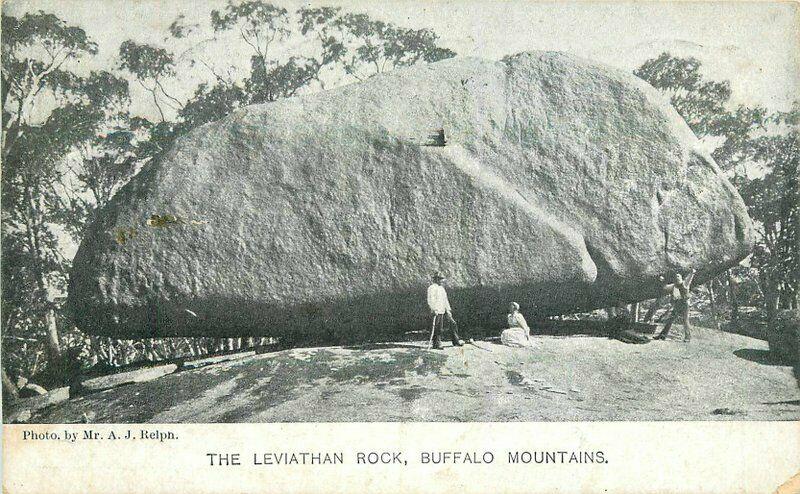 Australia Victoria Buffalo Mountains C-1910 Leviathan Rock Postcard ...