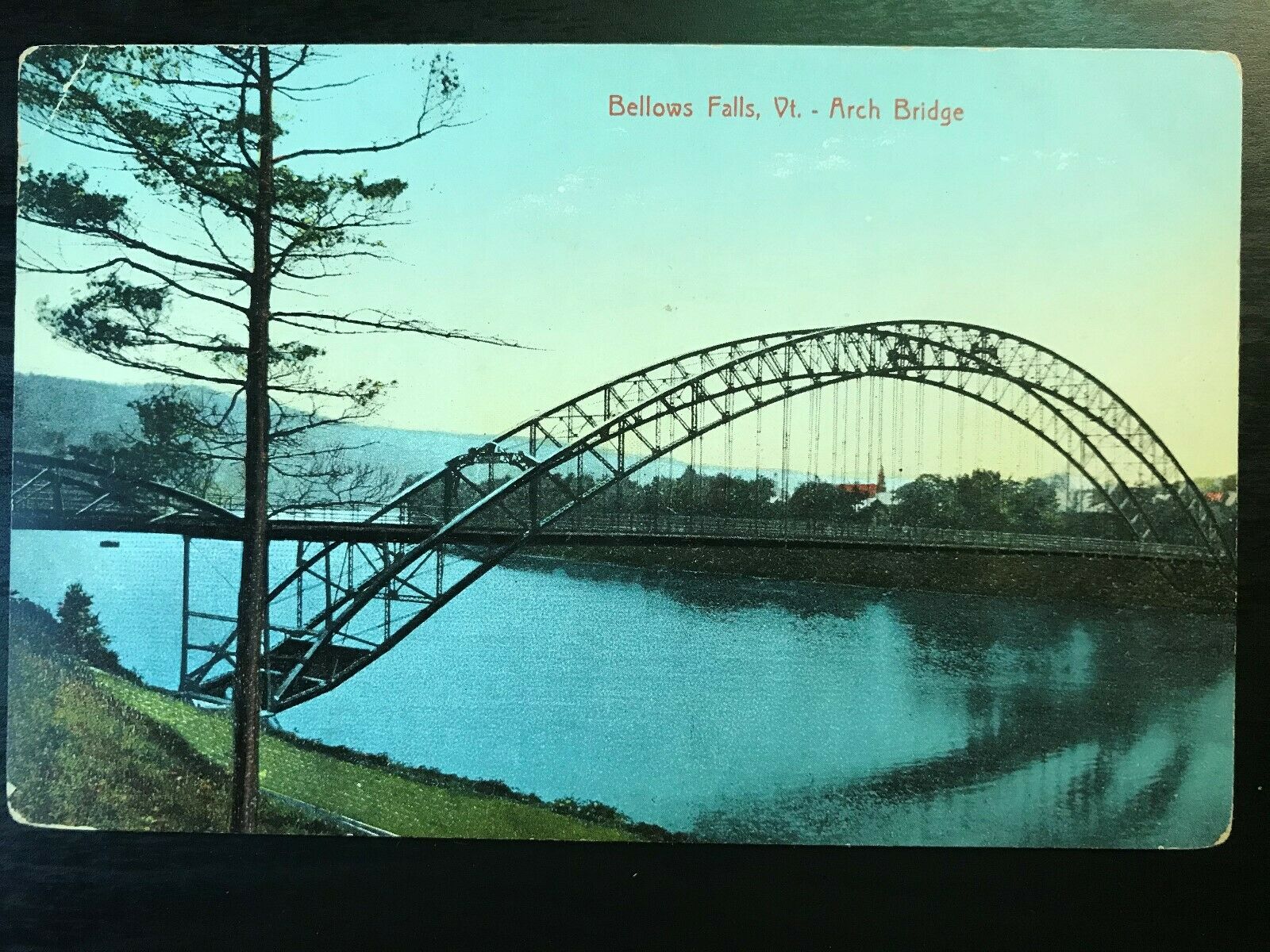 Vintage Postcard>1907-1915>Arch Bridge>Bellow Falls>Vermont | United ...