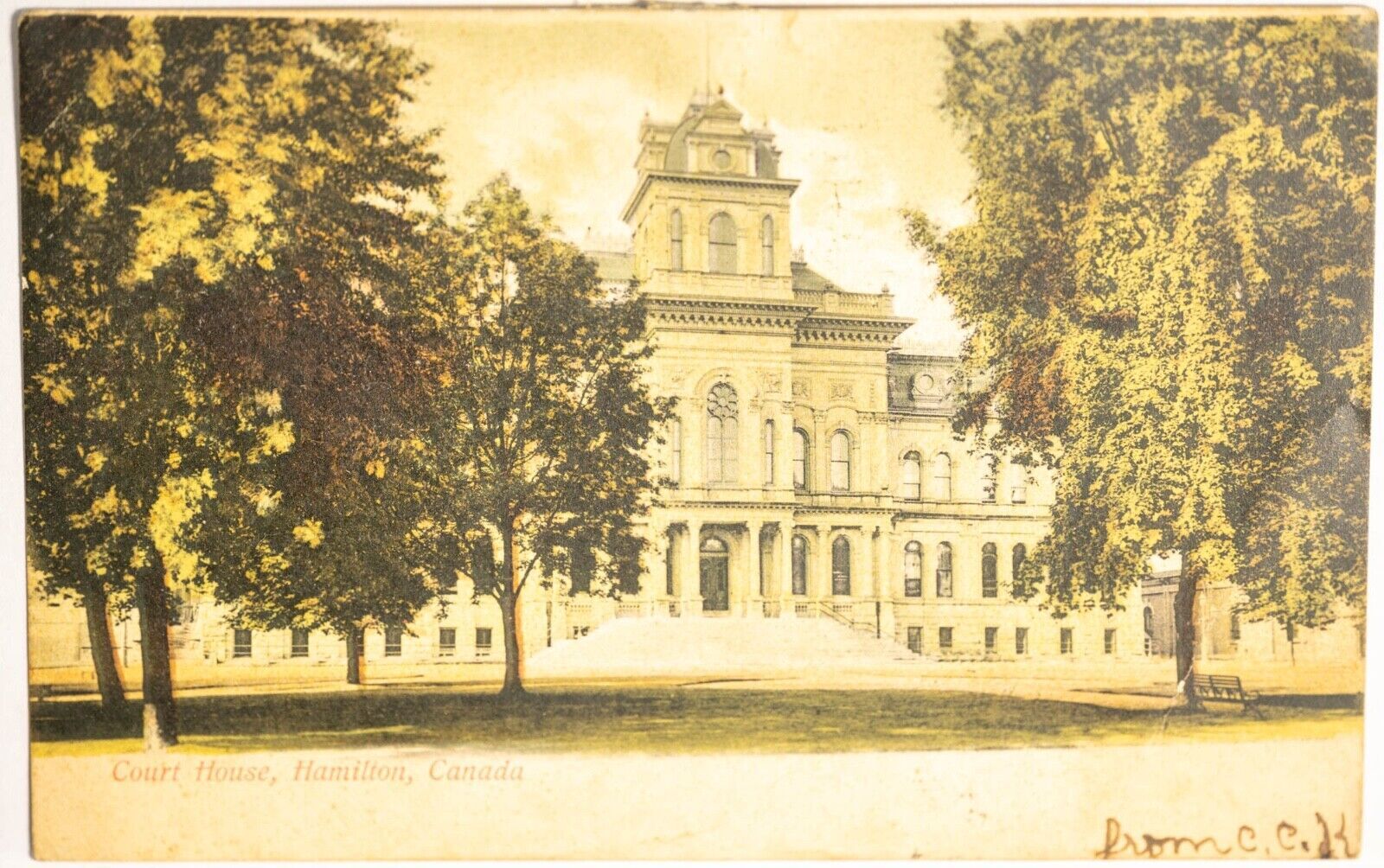 Vintage postcard Canada: Courthouse Hamilton 1900s | Canada - Ontario ...