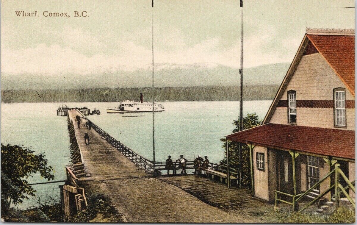 Comox BC Wharf Steamer Unused McPhee & Sons Postcard E94 | Other ...