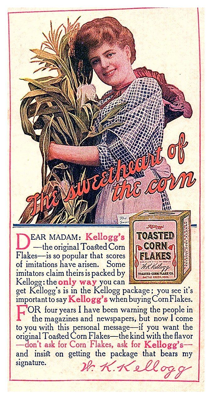 Kellogg's Toasted Corn Flakes ( BLOTTER ) | Topics - Advertising ...