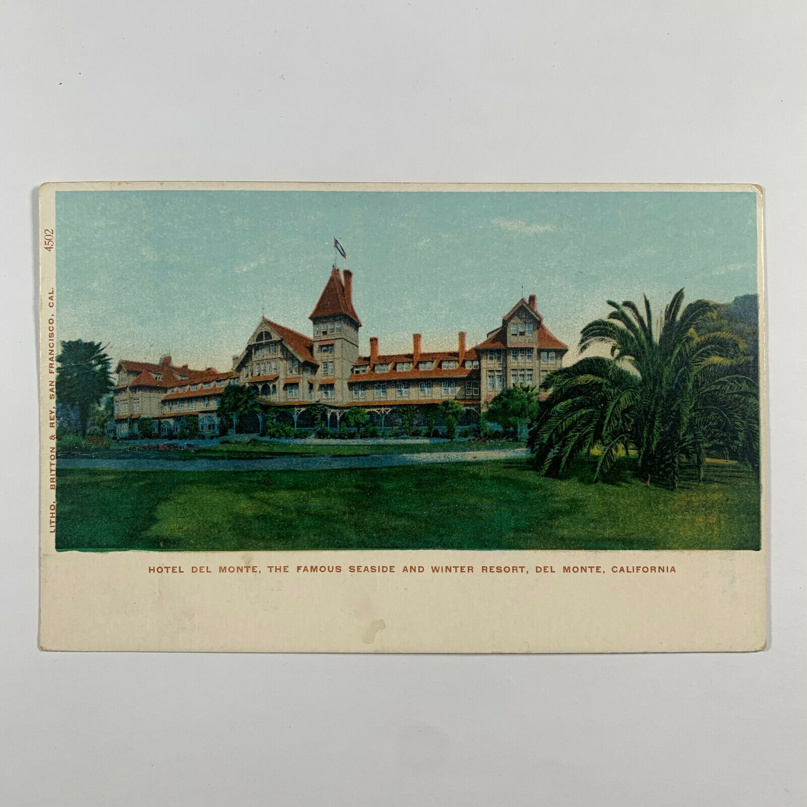 Postcard California Monterey CA Hotel Del Monte Herrmann Hall Unposted ...