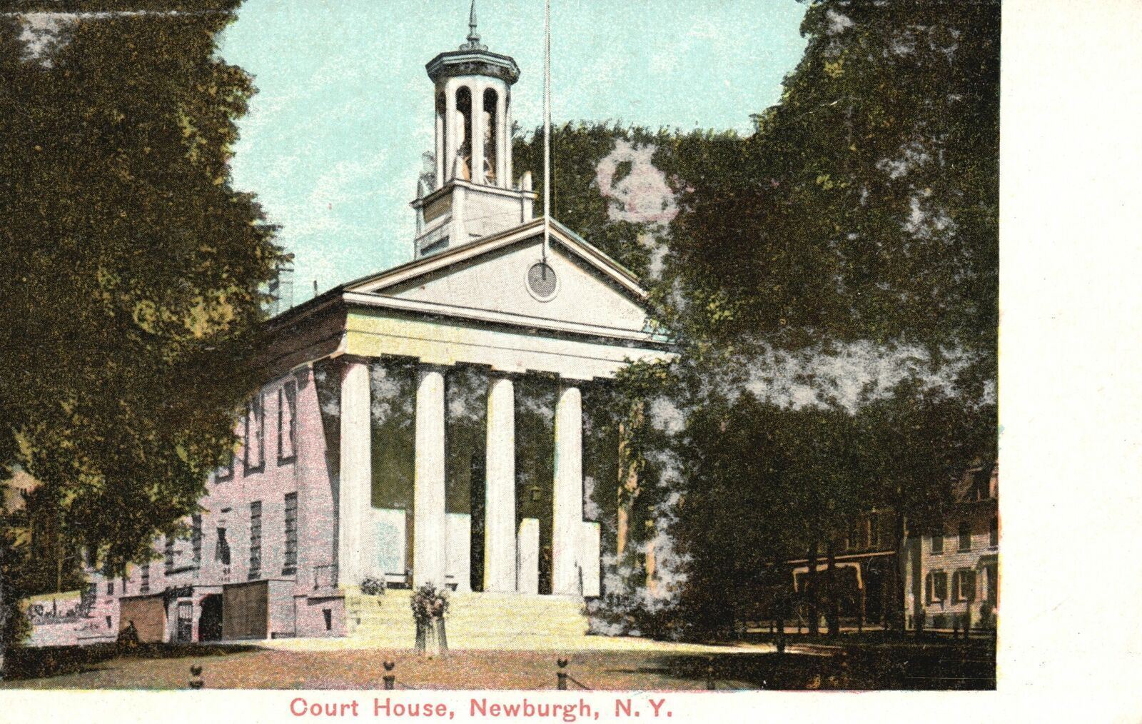 Vintage Postcard 1910's Court House Building Newburgh New York N. Y ...