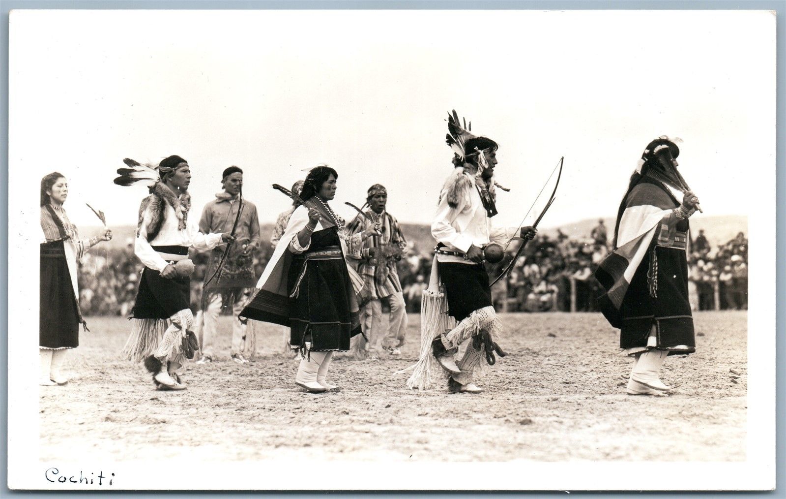 Cochiti Indian Dance Antique Real Photo Postcard Rppc | Topics ...