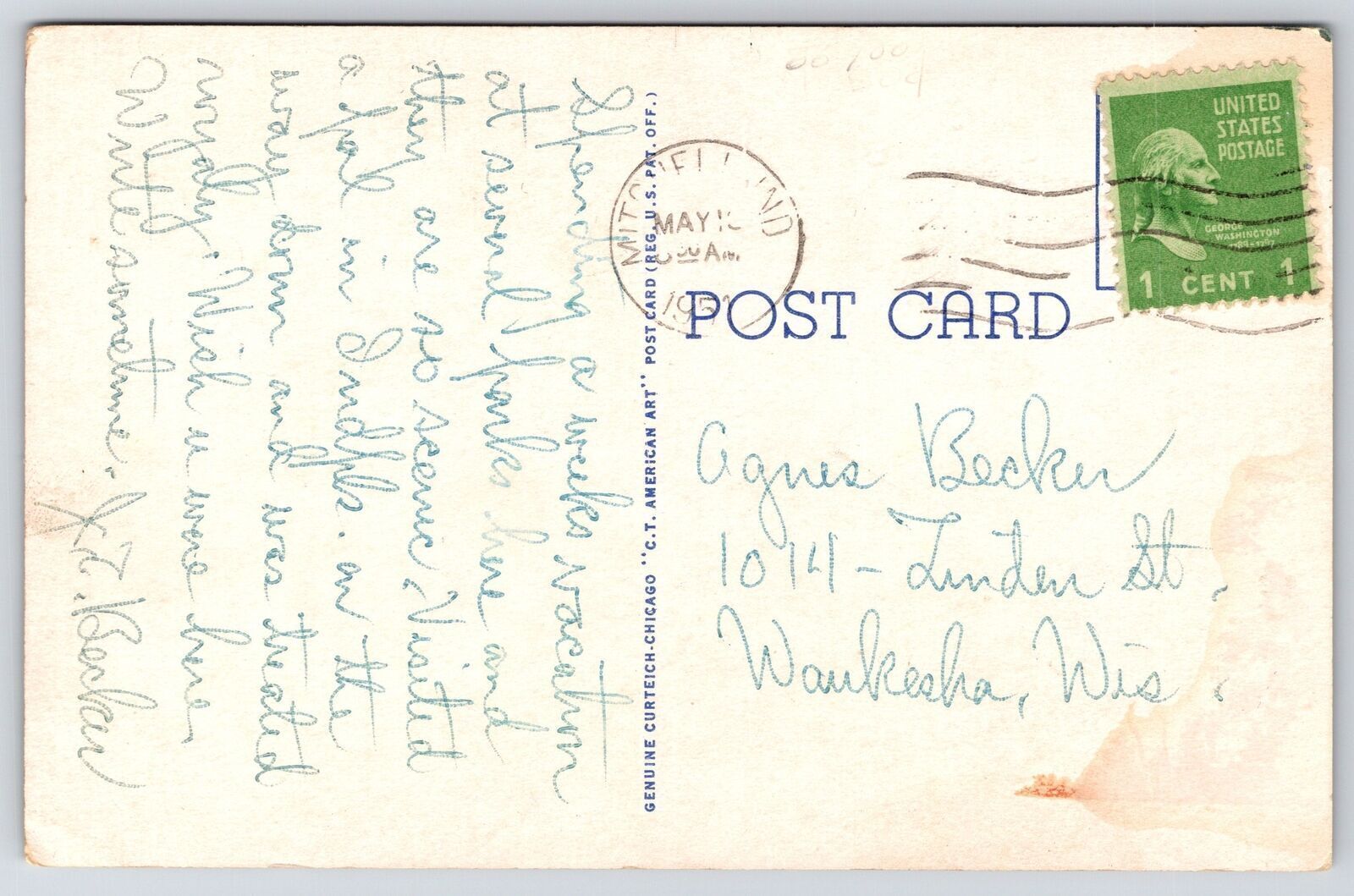 1951 Donaldson's Cave Entrance Spring Mill State Park Mitchell Indiana ...
