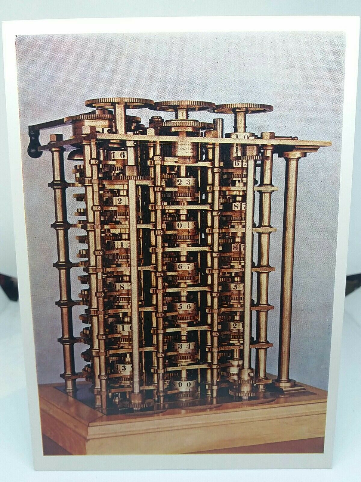 Vintage Postcard Charles Babbages Difference Engine 1833 | Topics ...