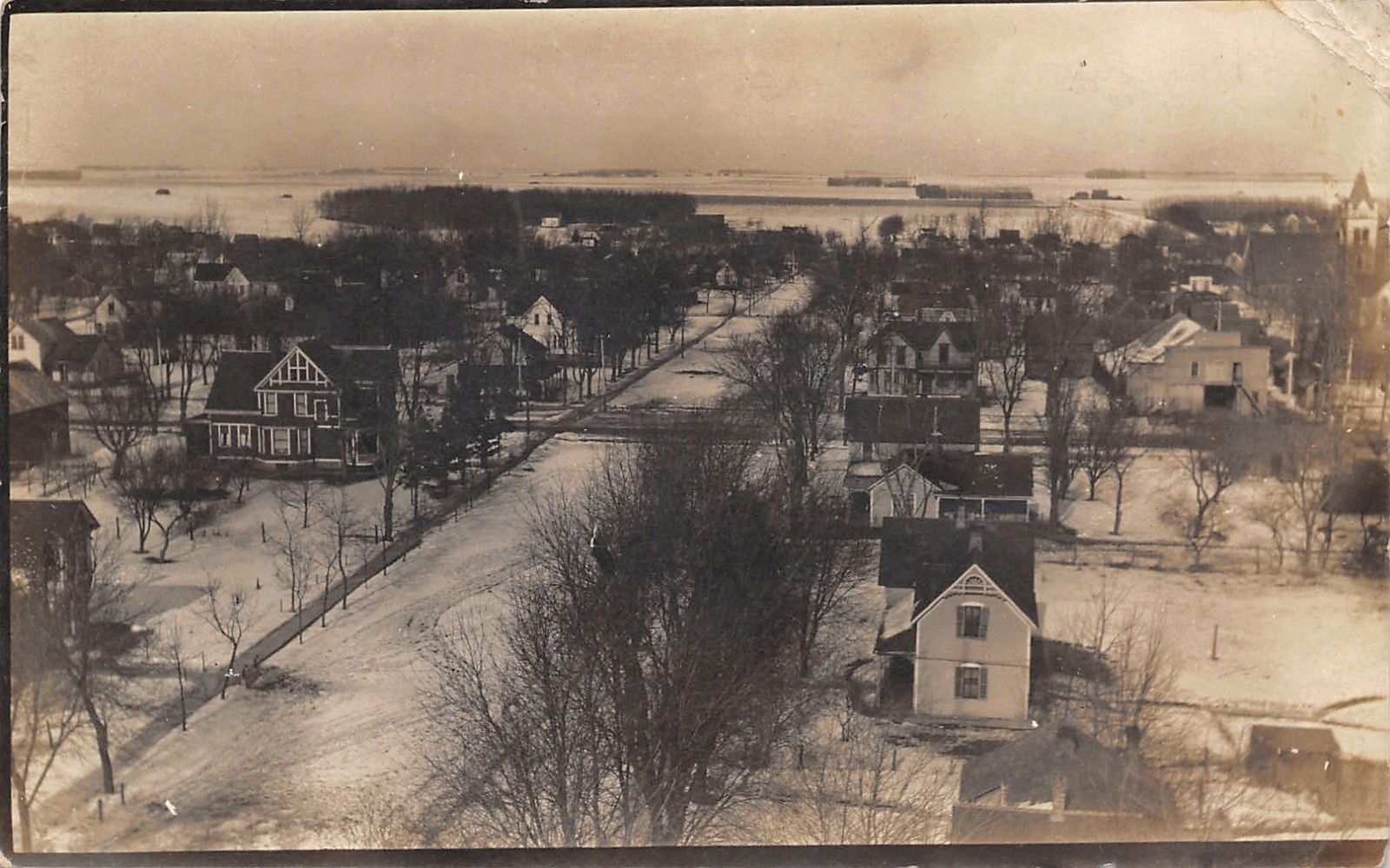 Hartley IA Schaible's Old Place~Snowy Ground~Stick-Style RPPC 1910 ...