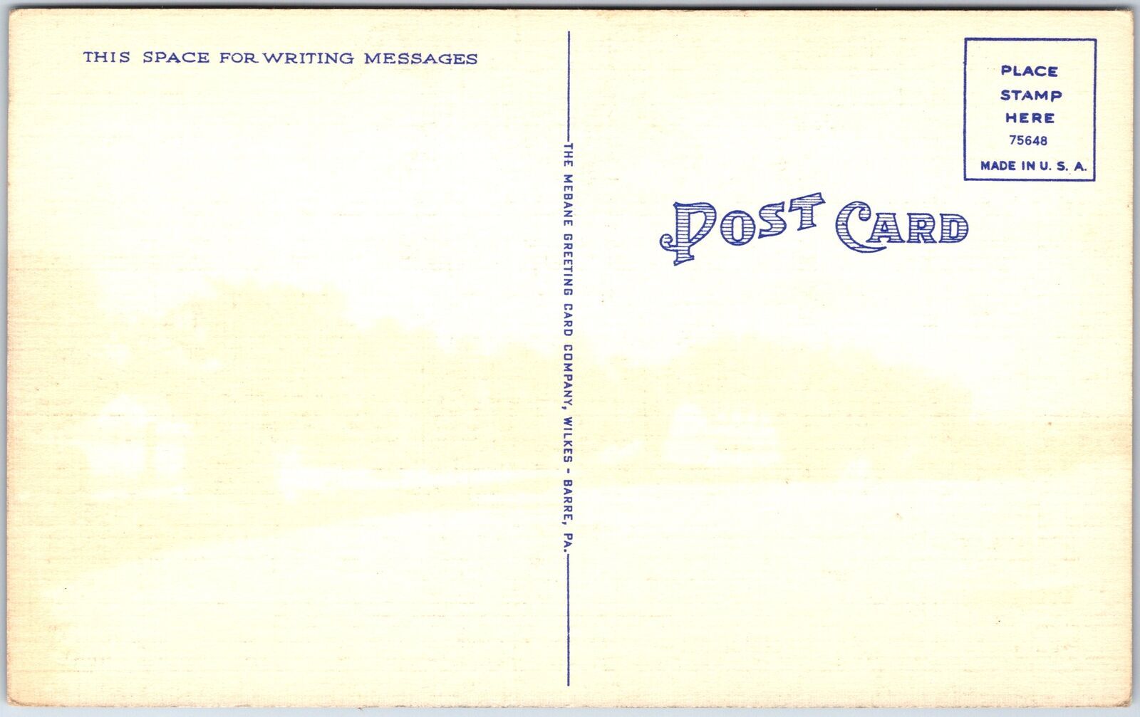 Vintage Postcard Lake Scene Boats Boat House and Suburban Trees ...