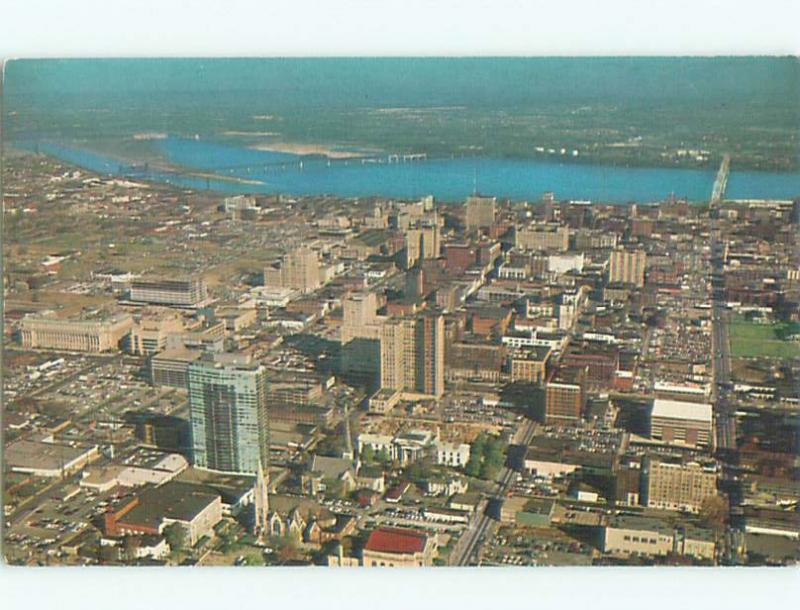 Unused Pre-1980 AERIAL VIEW OF TOWN Louisville Kentucky KY n1971 ...
