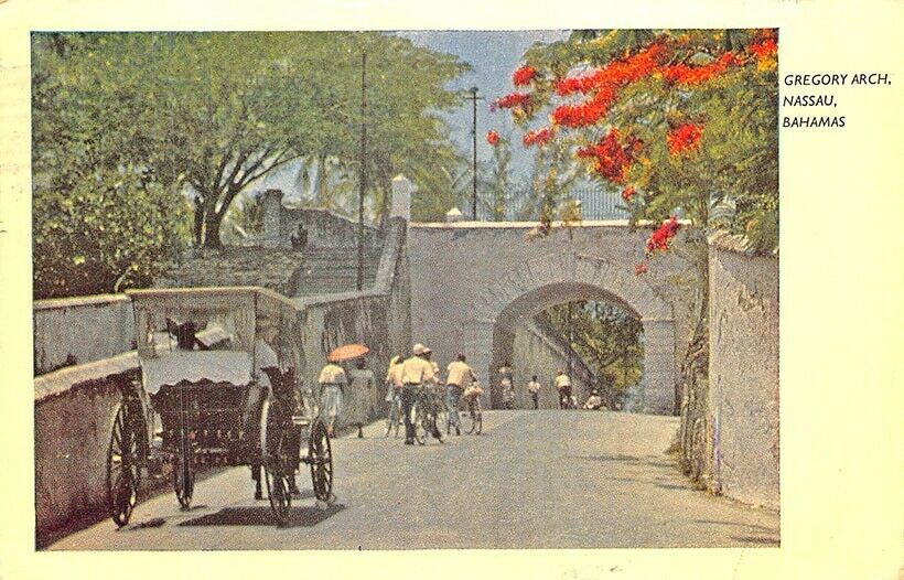Gregory Arch Nassau Bahamas Caribbean in 1955 Postcard | Latin & South ...