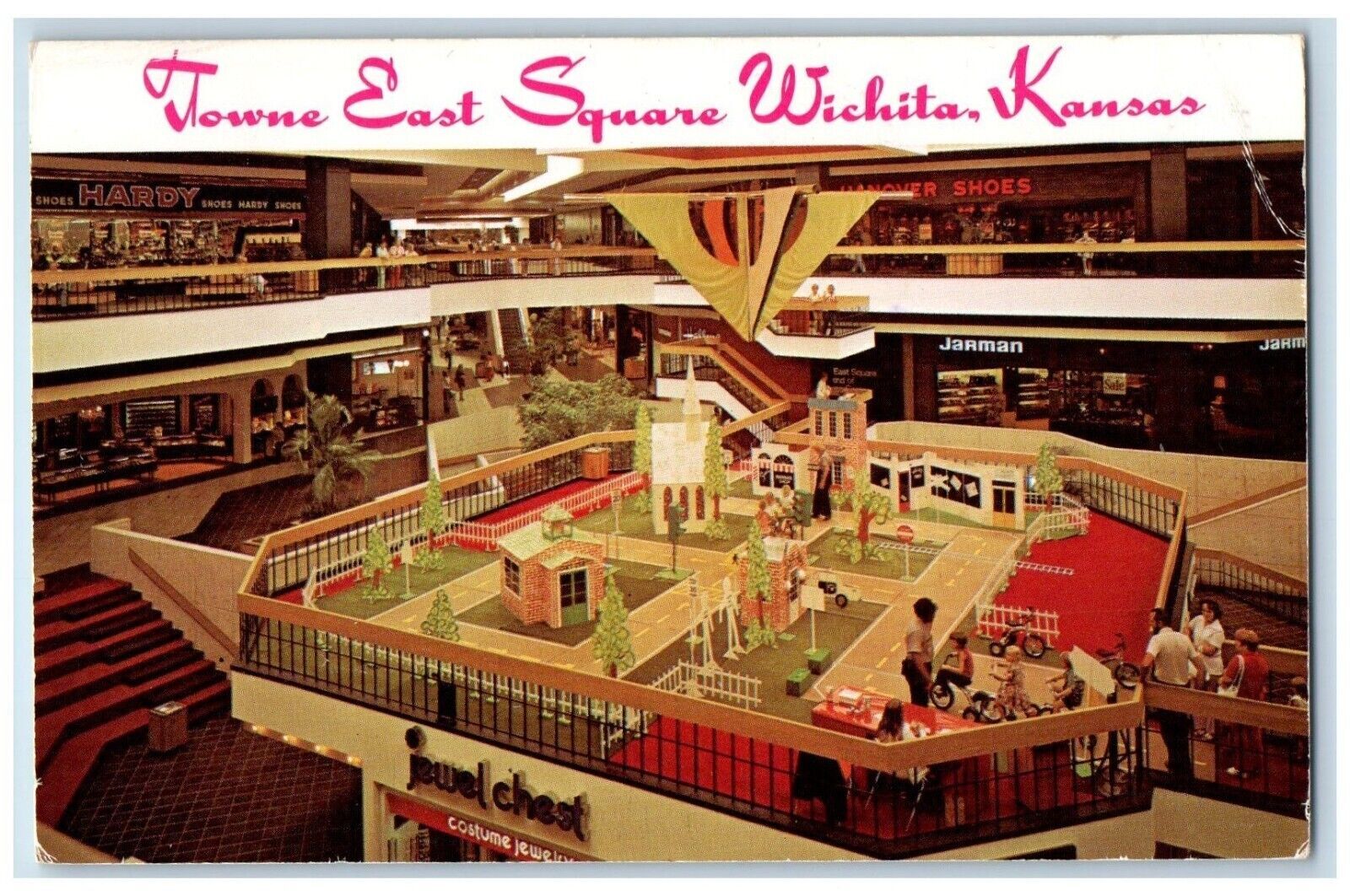 Wichita Kansas Postcard Towne East Square Center Interior Building 1973 ...