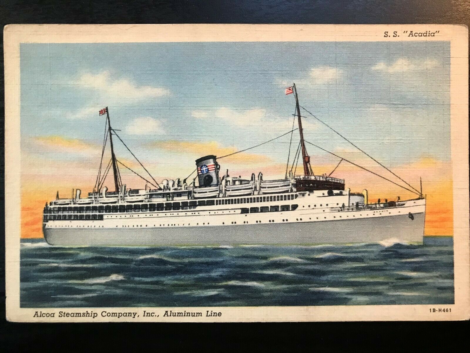Vintage Postcard 1941 S.S.ACADIA Alcoa Steamship Company Inc., Aluminum ...