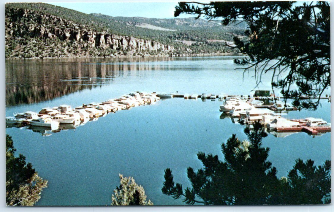 Postcard - Cedar Springs Marina on Flaming Gorge Lake in Eastern Utah ...