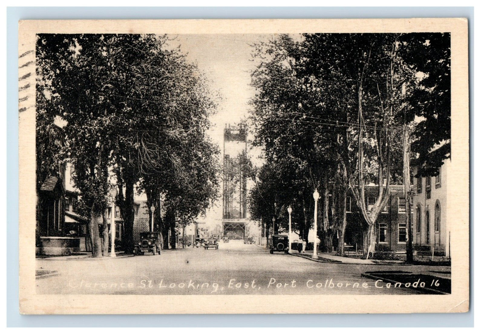 Vintage RPPC Clerence St Looking East Port Colborne Canada Postcard ...