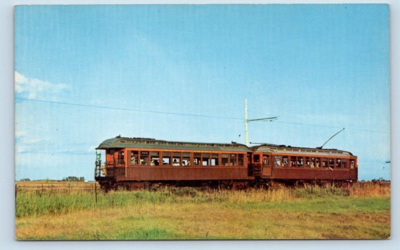 UNION, IL ~ Elevated Train Cars ILLINOIS RAILWAY MUSEUM c1960s Railroad ...