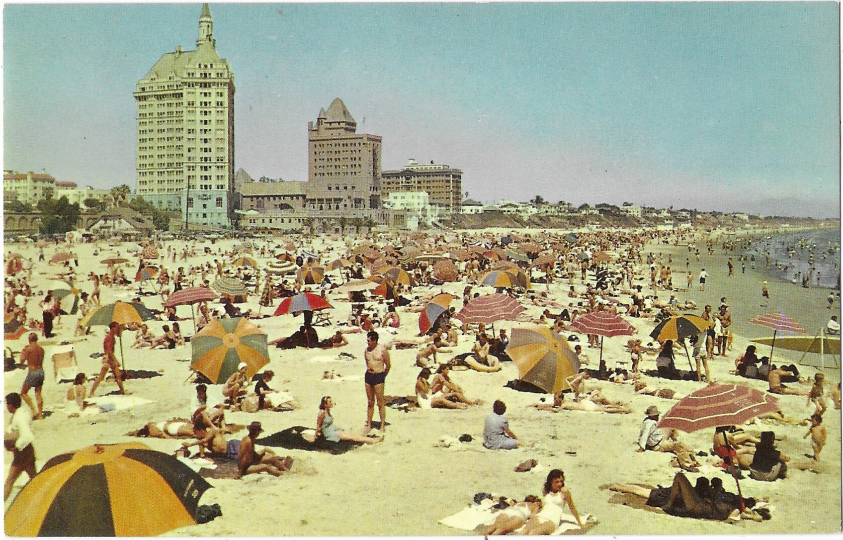 Beach at Long Beach California A Beach Resort and Busy Port | United ...