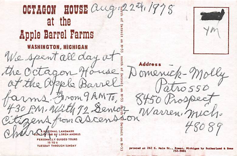 Octagon House Apple Barrel Farms - Washington, Michigan MI | United ...