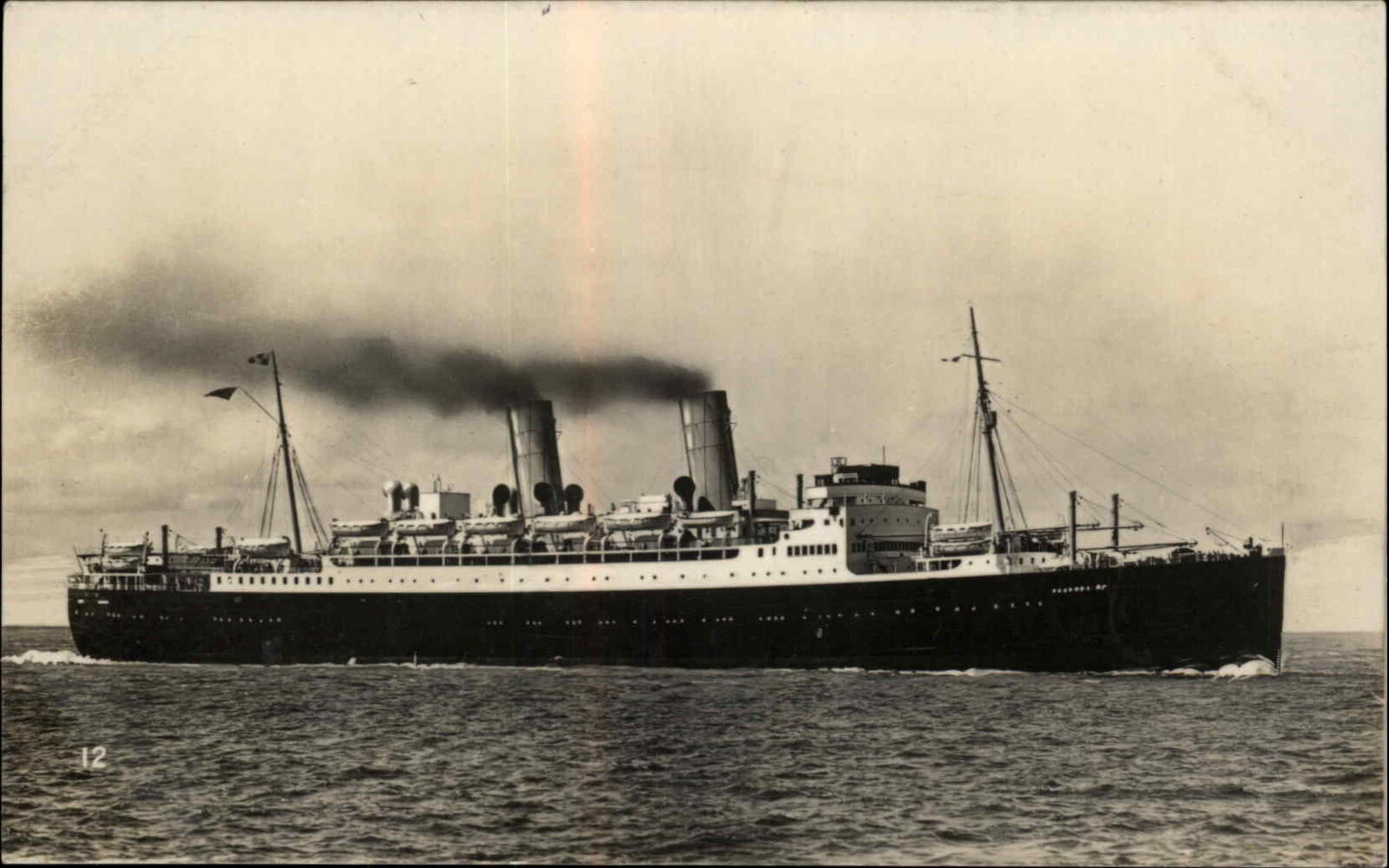 Vintage RPPC Steamer Steamship Ship RMS Duchess of Atholl Real Photo ...
