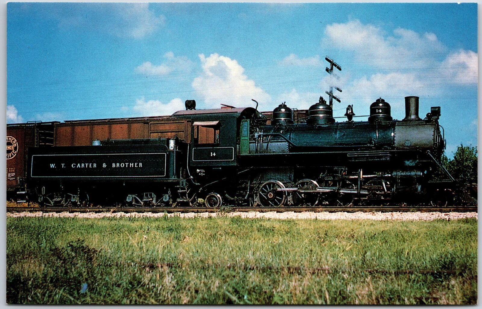 W.T Carter & Brother Number 14 (2-8-2) Built By Baldwin Locomotive Work ...
