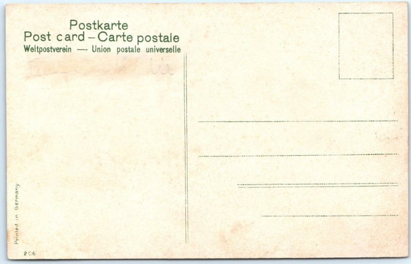 c1900s Max Miller Art Painting Steamboat Steamer Battleship Postcard ...