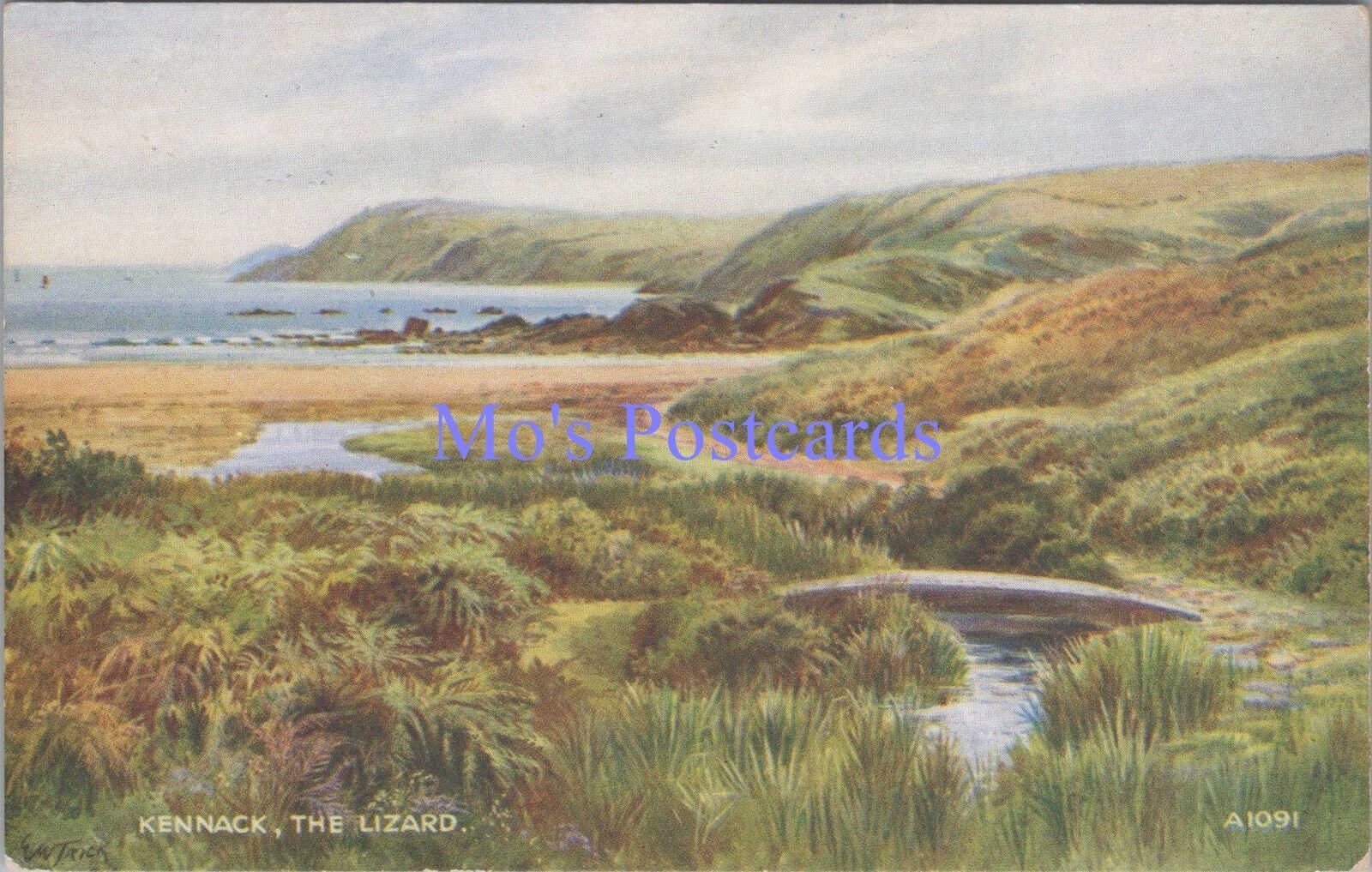 Cornwall Postcard - Kennack, The Lizard, Artist E.W.Trick DC2236 ...