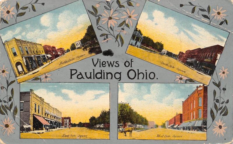 Paulding Ohio~Art Nouveau~The Square From All Four Directions | United ...