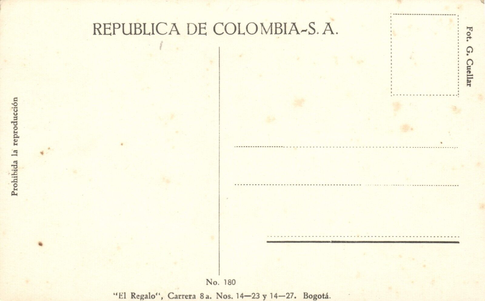 colombia, BOGOTA, Parque Nacional (1920s) Postcard | Latin & South ...
