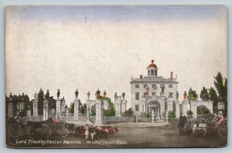 Newburyport Massachusetts Lord Timothy Dexter Mansion Postcard | United ... Newburyport Massachusetts Lord Timothy Dexter Mansion Postcard | United ...