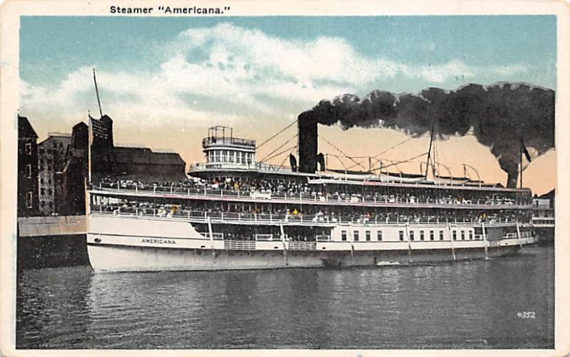 Americana River Steamship Ferry Boat Ship | Topics - Transportation ...