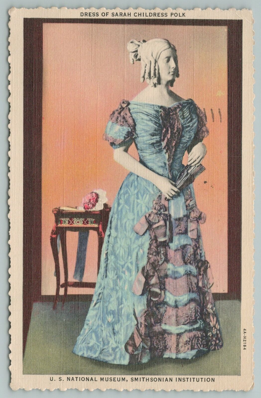 Washington DC~Dress Of Sarah Childress Polk~National Museum~Vintage ...