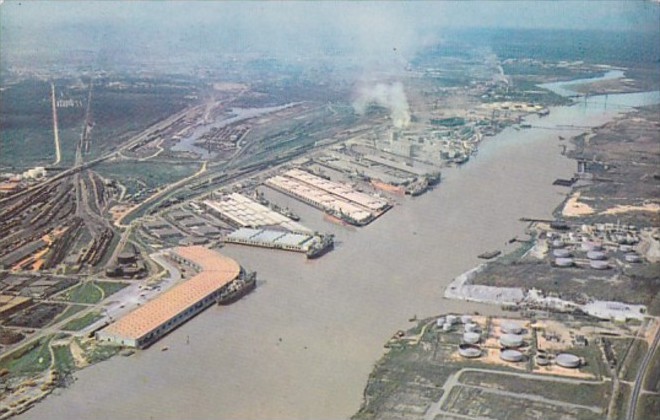 Alabama Port Of Mobile Aerial View Alabama State Docks | United States ...