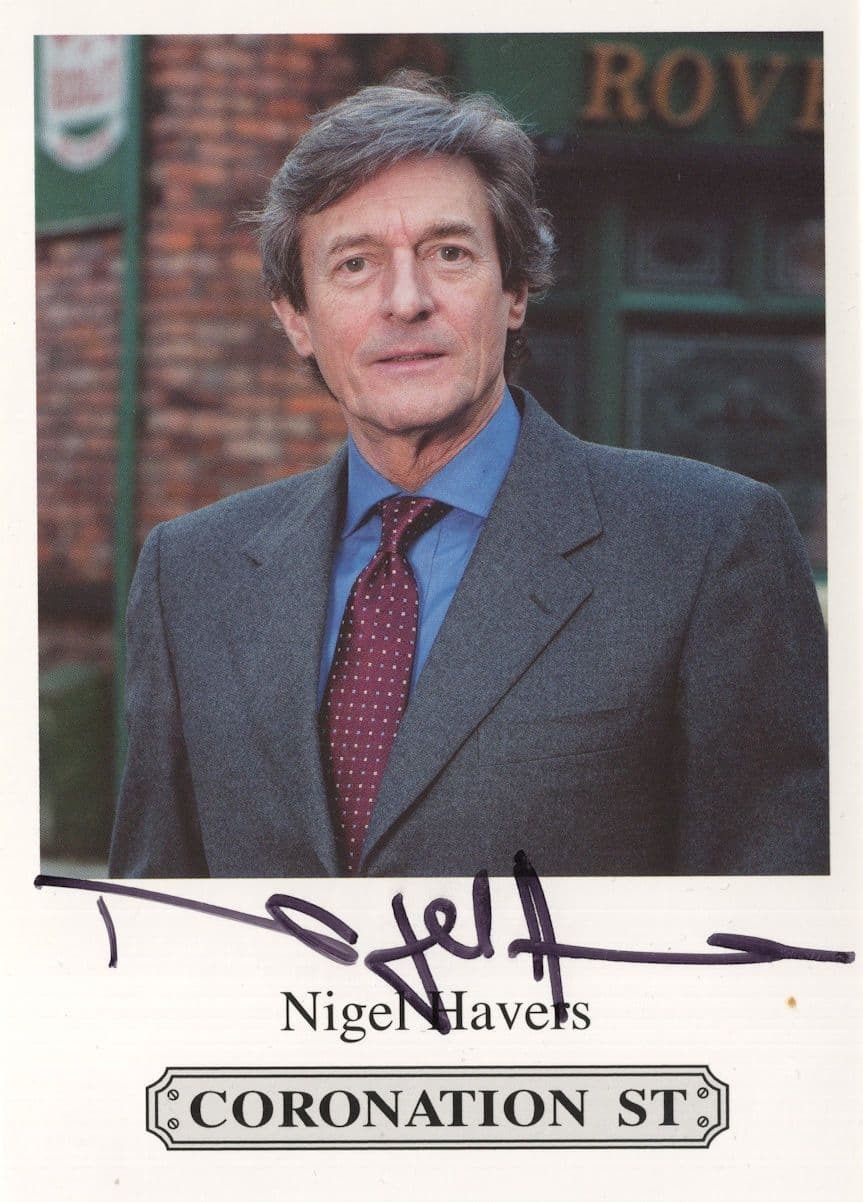Nigel Havers Coronation Street Hand Signed Cast Card Photo | Topics - Entertainment - Film & TV ...