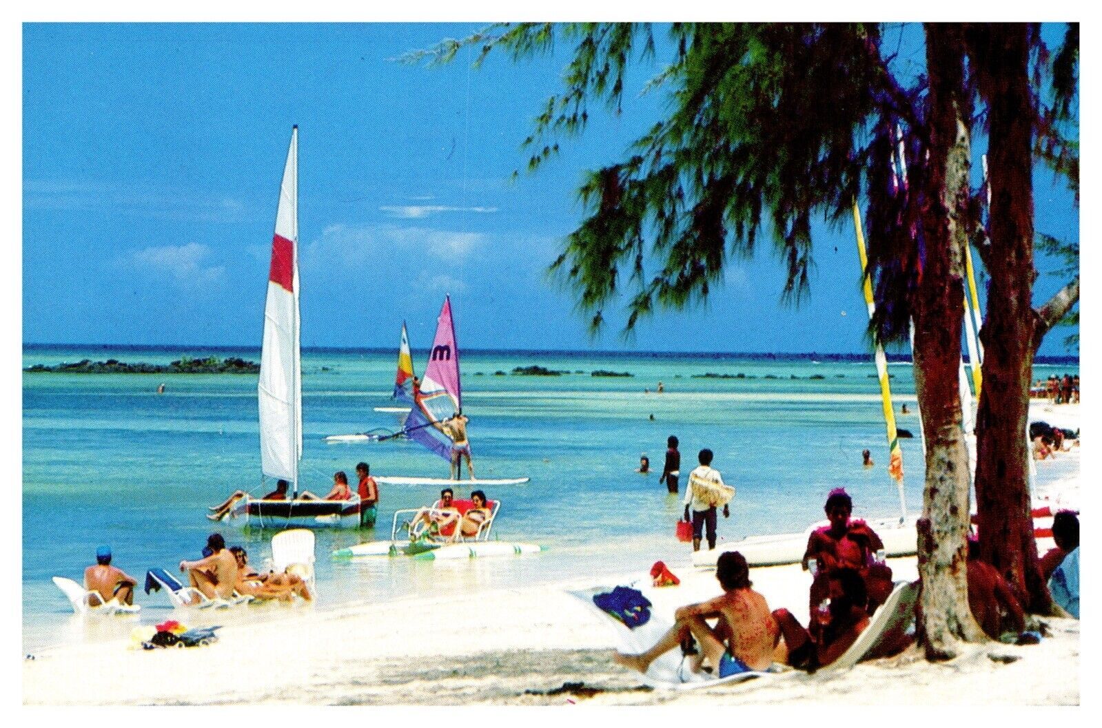 Ile Maurice Mauritius Pointe Aux Canonniers Ocean Beach Unp Chrome ...