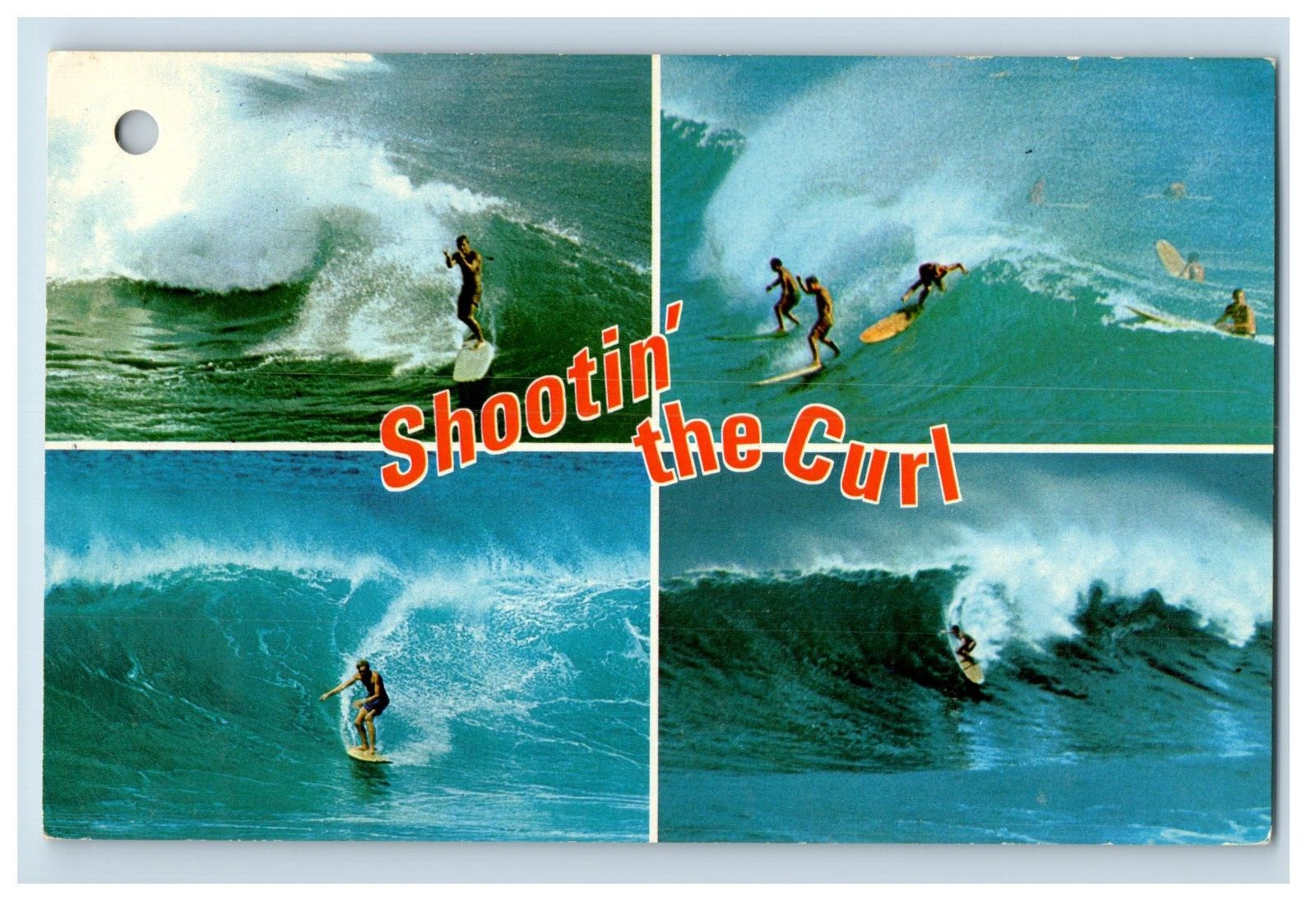 Vintage Surfing Riding The Wavesd Lot Of 6 Postcard P225E | Other ...