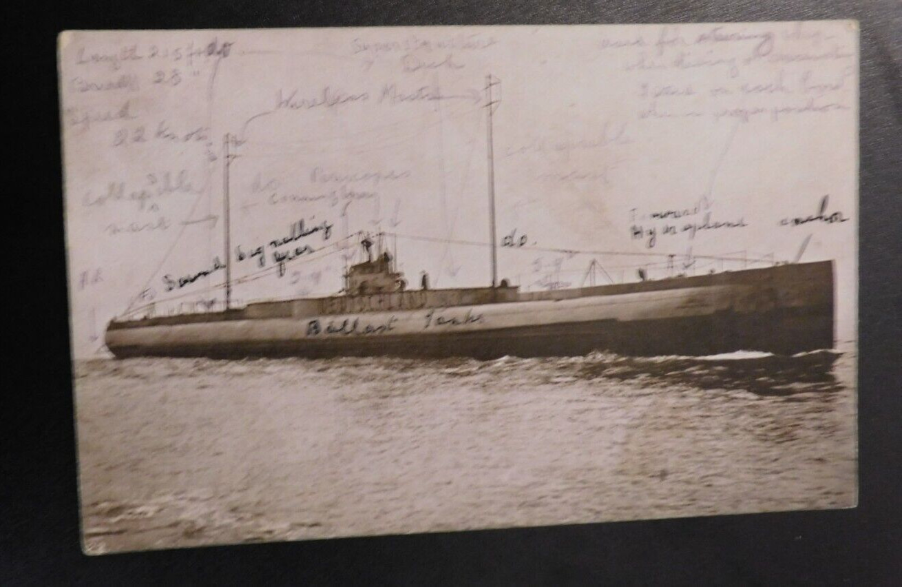 Mint WWI German Navy U Boat Submarine U-151 U Deutschland Blockade ...