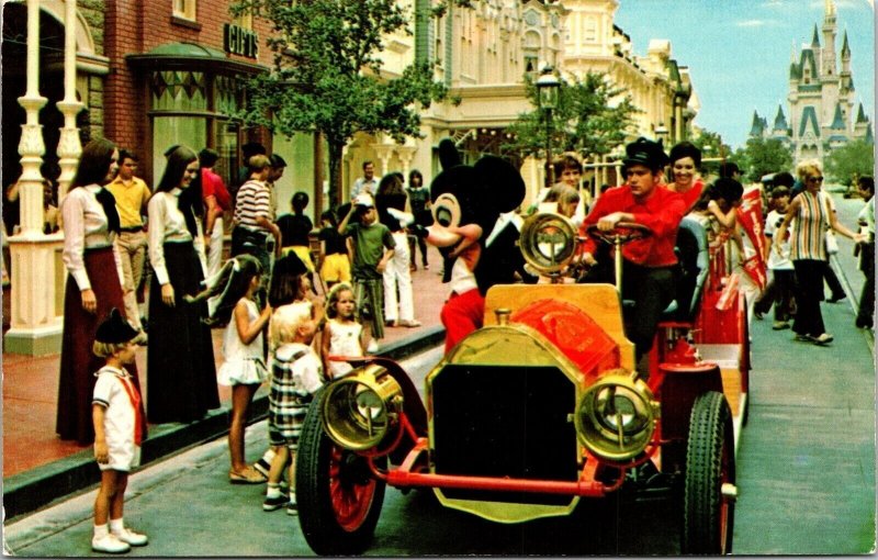 Walt Disney World Main Street Mickey Mouse Orlando Florida WOB Chrome ...