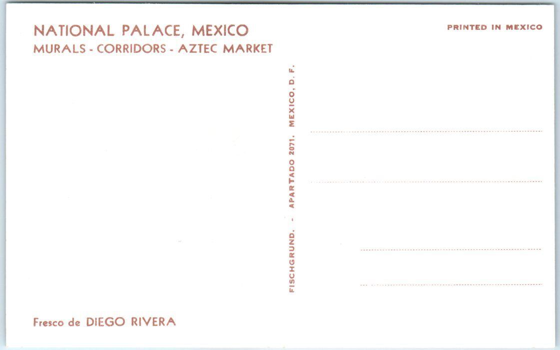 Postcard - Fresco de Diego Rivera, National Palace - Mexico City ...