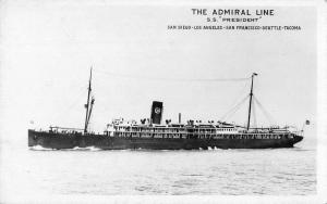 Search "SS President" / HipPostcard