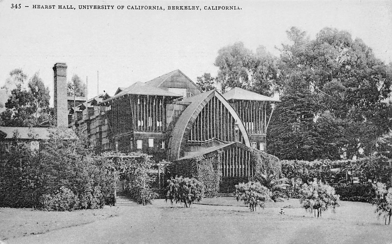 Hearst Hall, University of California UC Berkeley ca 1910s Vintage ...