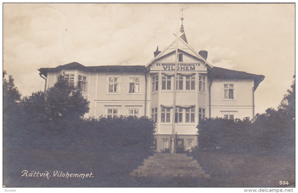 RP: RATTVIK , Sweden, PU-1923 ; Vilohemmet | Europe - Sweden, Postcard ...
