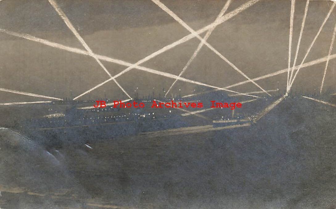 Steamship, RPPC, Steamer Distress Signal Lights, Titanic? | Other ...