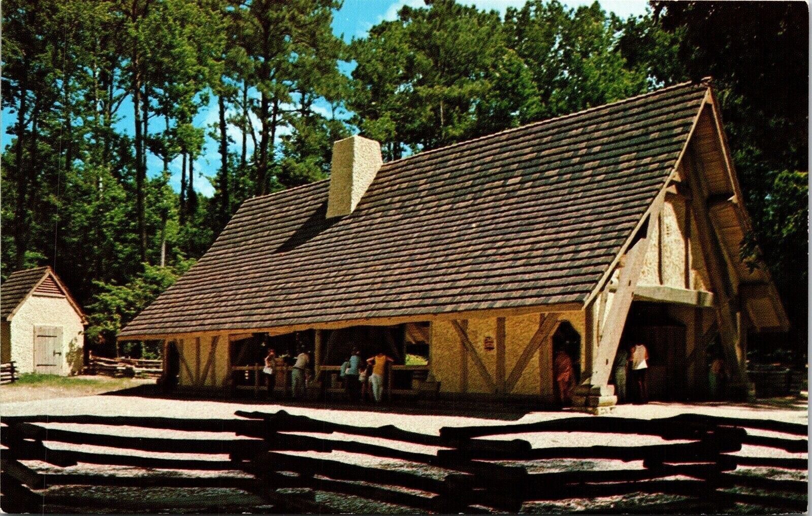 Jamestown Glasshouse Colonial Historic Building Virginia Furnaces UNP ...